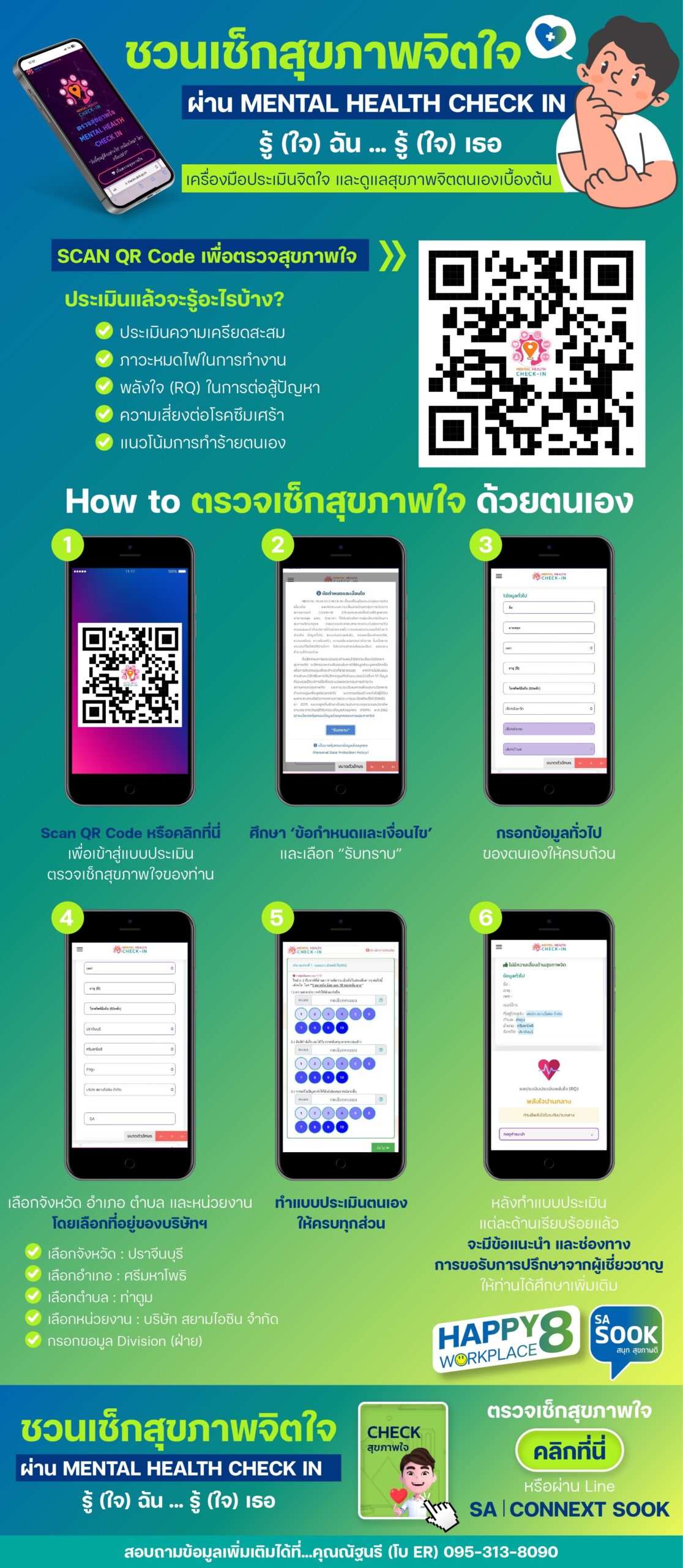 SA-SOOK: mental-health-check-in – Siam Aisin E-Services